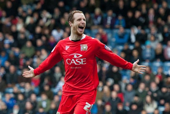 Ryan Harley Milton Keynes Dons Celebrates Editorial Stock Photo - Stock ...