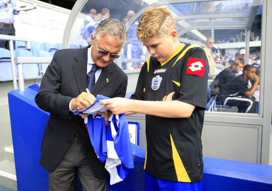 Match Day Mascot Gets Autograph Qpr Editorial Stock Photo - Stock Image ...