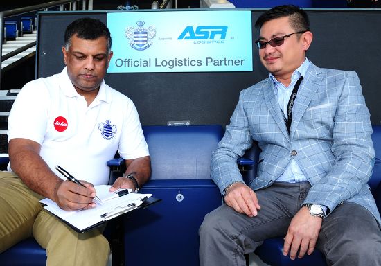 Qpr Chairman Tony Fernandes Signs Contract Editorial Stock Photo ...