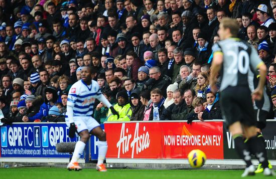 Qpr Fans Look On Air Asia Editorial Stock Photo - Stock Image ...