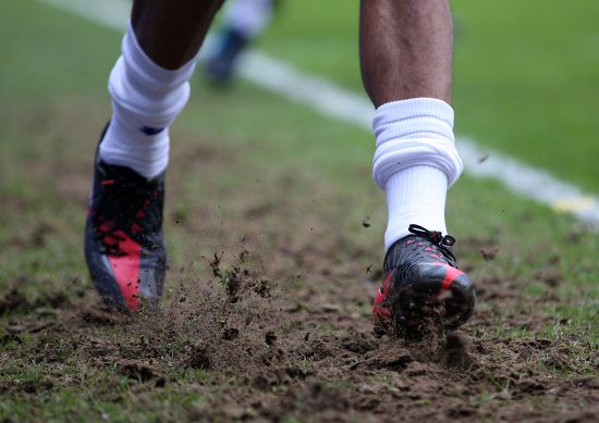 Football General View Mud Flicks Players Editorial Stock Photo - Stock ...