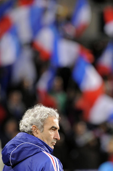 France Coach Raymond Domenech Ireland Dublin Editorial Stock Photo ...
