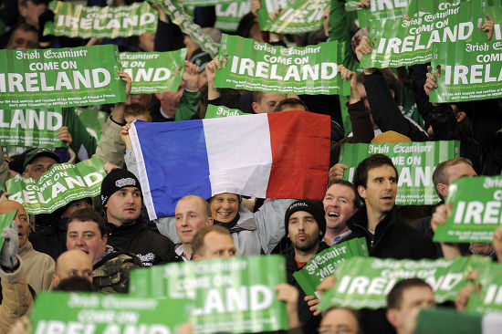 Lone French Flag Ina Sea Republic Editorial Stock Photo - Stock Image ...