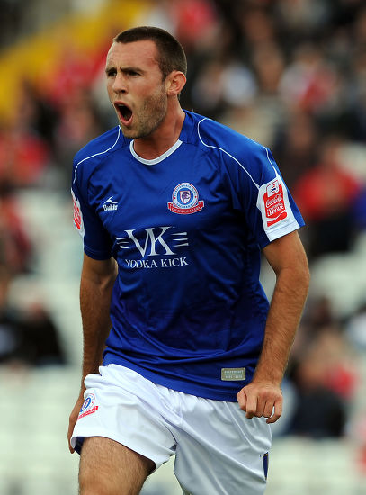 Jamie Lowry Chesterfield Celebrates Scoring Opening Editorial Stock ...