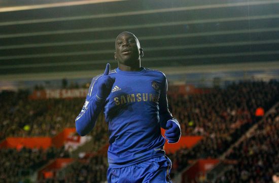 Demba Ba Chelsea Celebrates Scoring His Editorial Stock Photo - Stock ...