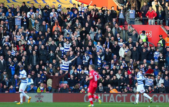 Queens Park Rangers Fans Cheer Their Editorial Stock Photo - Stock ...