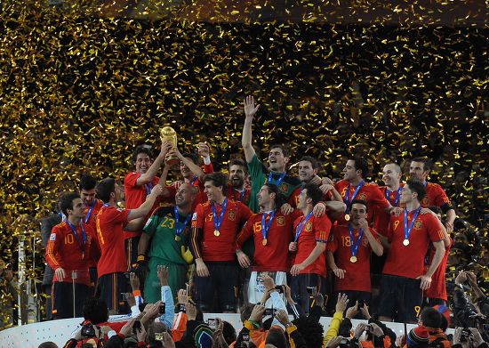 Joan Capdevila Spain Lifts Fifa World Editorial Stock Photo - Stock ...