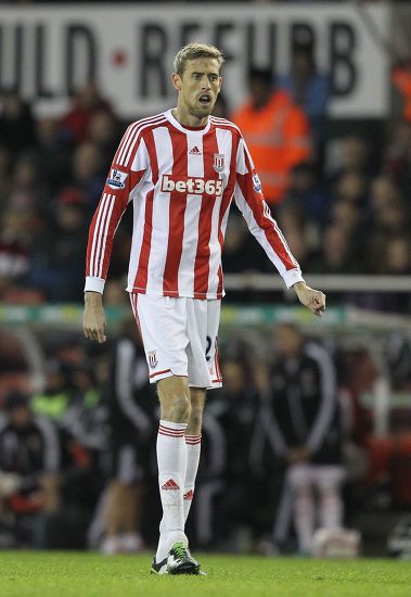 Peter Crouch Stoke City United Kingdom Editorial Stock Photo - Stock ...