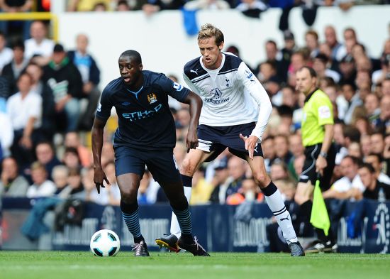 Peter Crouch Tottenham Hotspur Looks Towards Editorial Stock Photo ...
