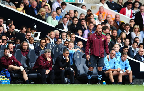 Manchester City Coach David Platt Shouts Editorial Stock Photo - Stock ...