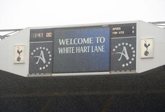 Tottenham Hotspur Sign Welcoming Fans White Editorial Stock Photo ...
