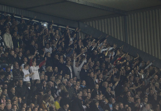 Tottenham Hotspur Fans Sing Chant High Editorial Stock Photo - Stock ...