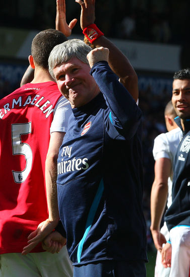 Arsenal Assistant Manager Pat Rice His Editorial Stock Photo - Stock ...