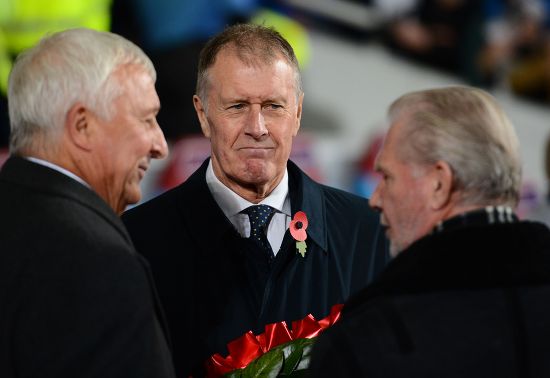 Sir Geoff Hurst Mbe Looks On Editorial Stock Photo - Stock Image ...