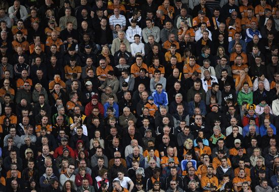 Wolverhampton Wanderers Fans Stan Cullis Stand Editorial Stock Photo ...