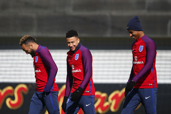 Nathan Redmond Jesse Lingard Marcus Rashford Editorial Stock Photo ...