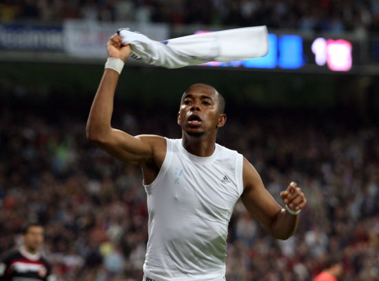 Robinho Real Madrid Celebrates 21 Editorial Stock Photo - Stock Image ...