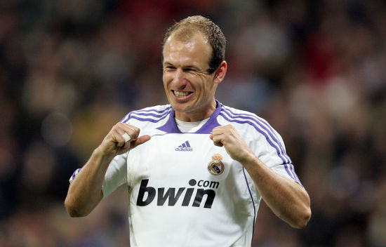 Arjen Robben Real Madrid Celebrates 31 Editorial Stock Photo - Stock ...