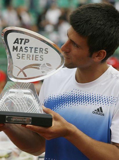 Novak Djokovic Serbia Kisses Atp Masters Editorial Stock Photo - Stock ...