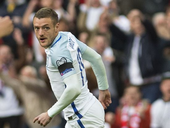 Jamie Vardy Celebrating Moments After His Editorial Stock Photo - Stock ...