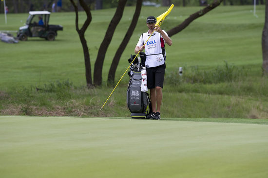 Caddy Dustin Johnson Action Round 3 Editorial Stock Photo - Stock Image ...
