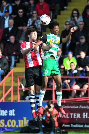 Jordan Mooretaylor Exeter City Battles Ball Editorial Stock Photo ...