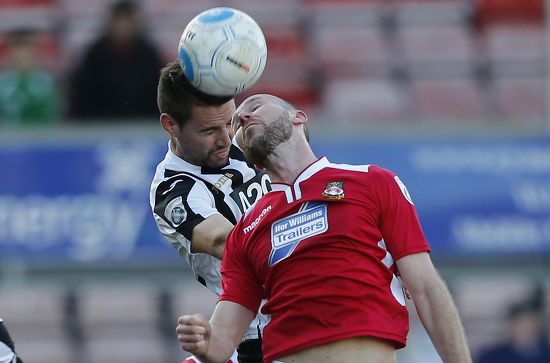 Torquay Uniteds Dan Sparkes Gets Above Editorial Stock Photo - Stock ...
