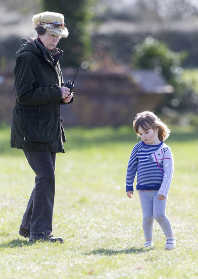 Princess Anne Granddaughter Mia Grace Tindall Editorial Stock Photo ...
