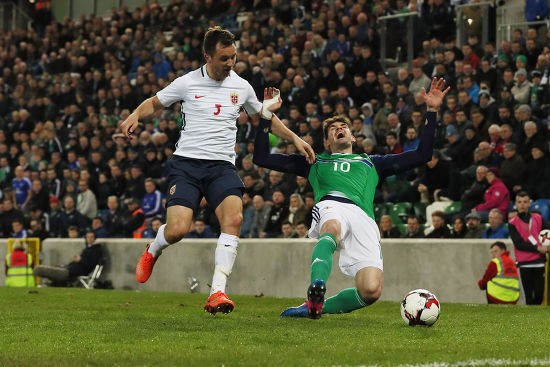Kyle Lafferty Northern Ireland Evan Hovland Editorial Stock Photo ...