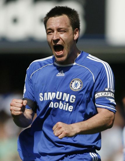 Chelsea Captain John Terry Celebrates Victory Editorial Stock Photo ...
