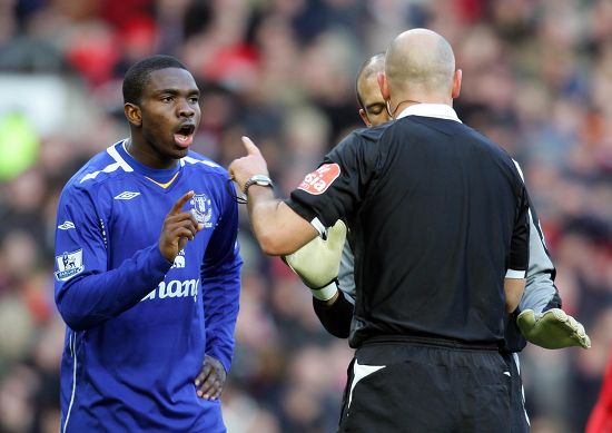 Joseph Yobo Tim Howard Everton Argue Editorial Stock Photo - Stock ...