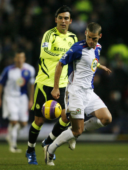 Paulo Ferreira Chelsea David Bentley Blackburn Editorial Stock Photo ...