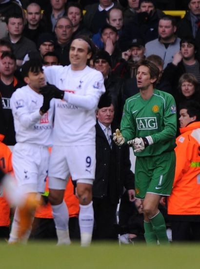 Dimitar Berbatov Tottenham Hotspur Celebrates Scoring Editorial Stock ...