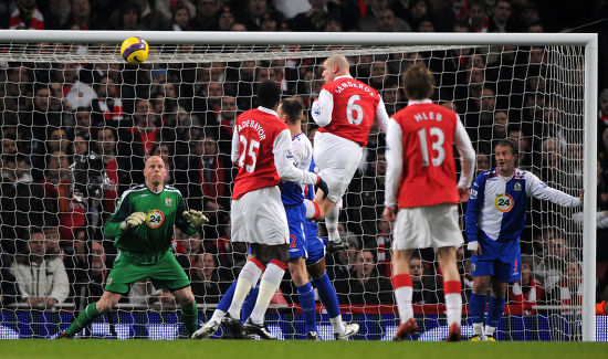 Philipe Senderos Arsenal Righest Highest Score Editorial Stock Photo ...