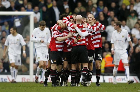 Brian Stock Doncaster Rovers Celebrates Scoring Editorial Stock Photo ...