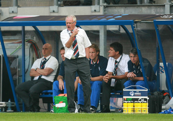 Holland U21 Coach Foppe De Haan Editorial Stock Photo - Stock Image ...