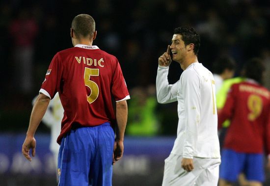 Cristiano Ronaldo Portugal Shares Laugh His Editorial Stock Photo ...