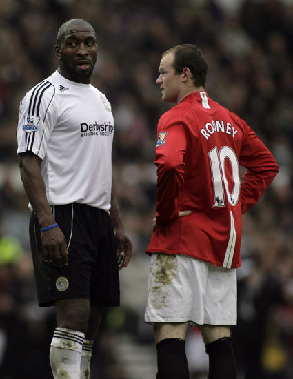 Darren Moore Derby County Wayne Rooney Editorial Stock Photo - Stock ...