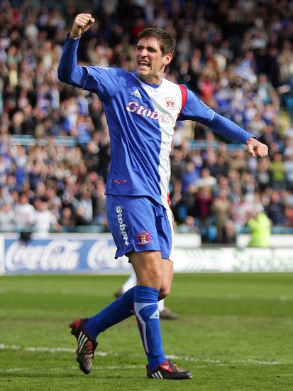 Danny Graham Carlisle United Celebrates His Editorial Stock Photo ...