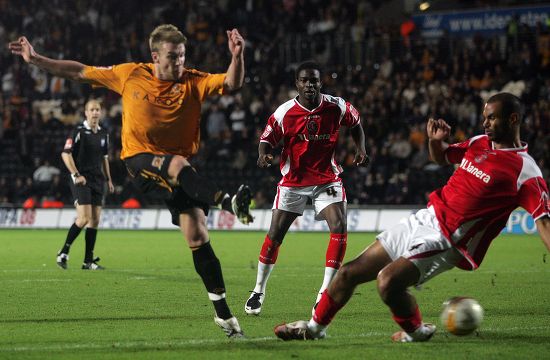 Stephen Mcfee Hull City Scores Editorial Stock Photo - Stock Image ...