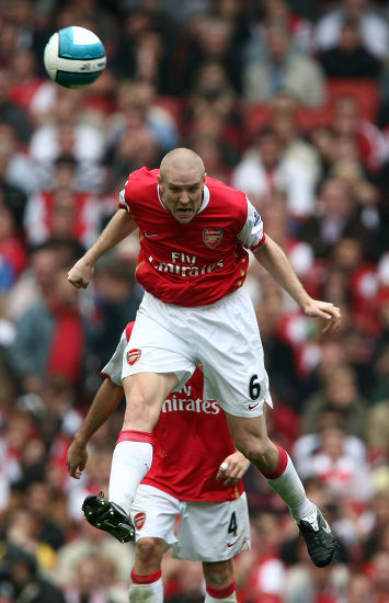 Philippe Senderos Arsenal Heads Clear Editorial Stock Photo - Stock ...