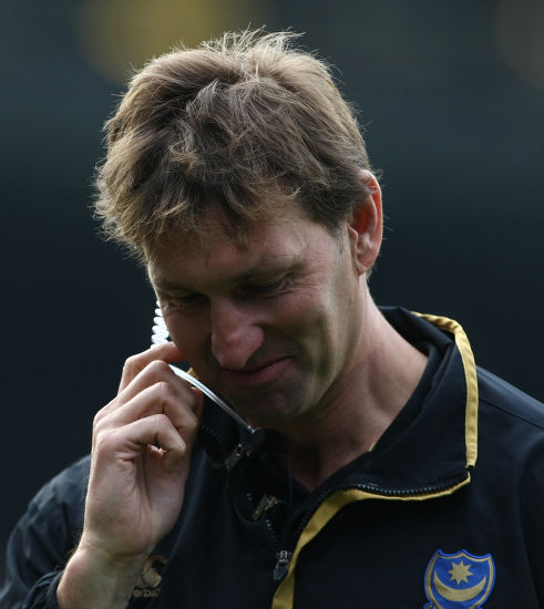 Portsmouth Coach Tony Adams Editorial Stock Photo - Stock Image ...