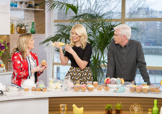 Juliet Sear Holly Willoughby Phillip Schofield Editorial Stock Photo ...