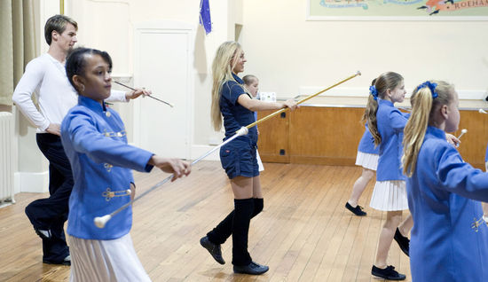 Zoe Salmon Baton Twirling Editorial Stock Photo - Stock Image ...