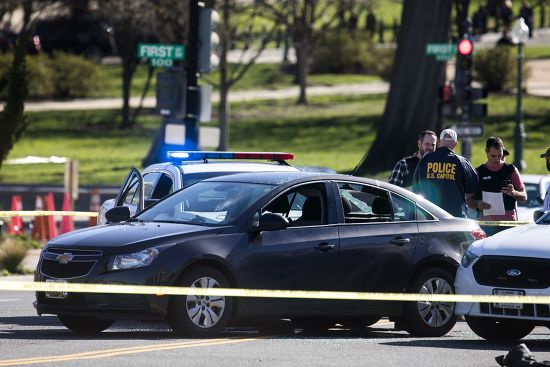 Capitol Police Surround Car That Reportedly Editorial Stock Photo ...