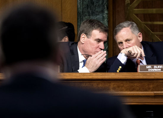 Richard Burr Mark Warner Eugene Rumer Editorial Stock Photo - Stock ...