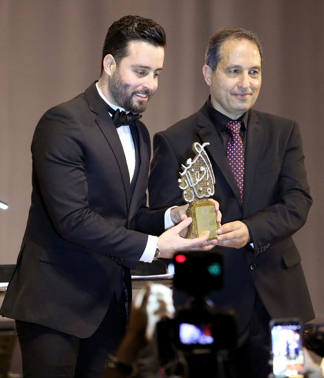 Lebanese Singer Saad Ramadan L Receive Editorial Stock Photo - Stock ...