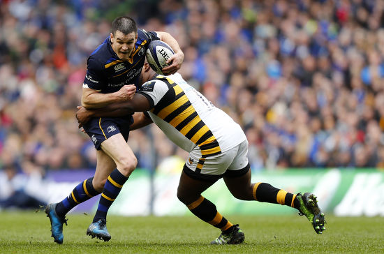 Leinsters Johnny Sexton Tackled By Simon Editorial Stock Photo - Stock ...