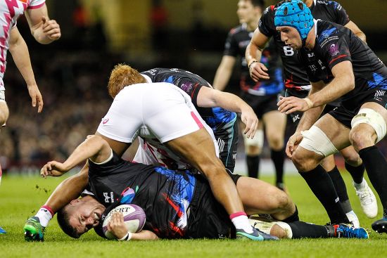 Ospreys Prop Nicky Smith Hits Floor Editorial Stock Photo - Stock Image ...