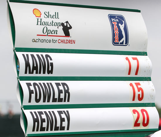 Scorecard Shell Houston Open During Fourth Editorial Stock Photo ...